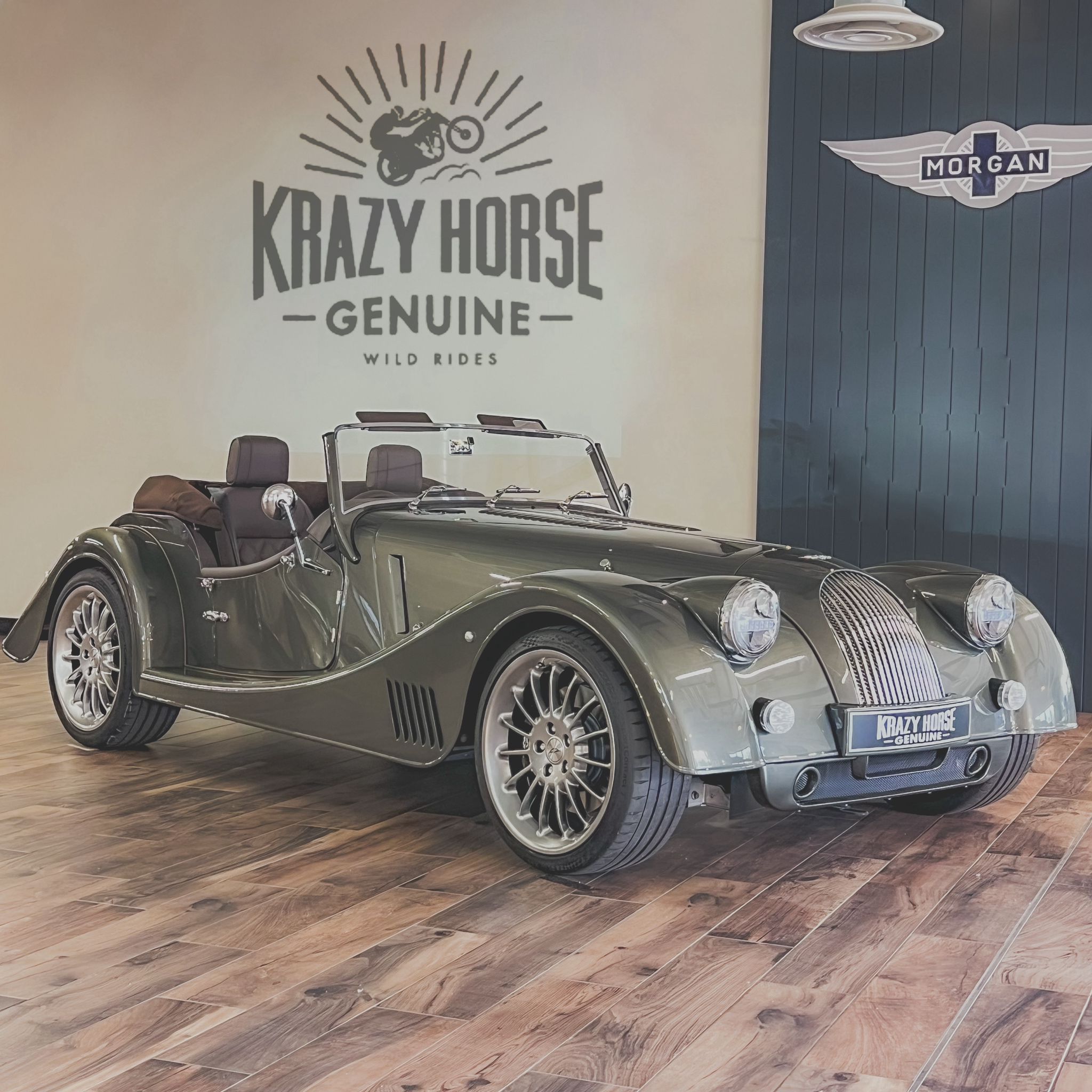 SOLD - 1909 Special Edition Morgan Plus Six - Porsche Adventure Green ...