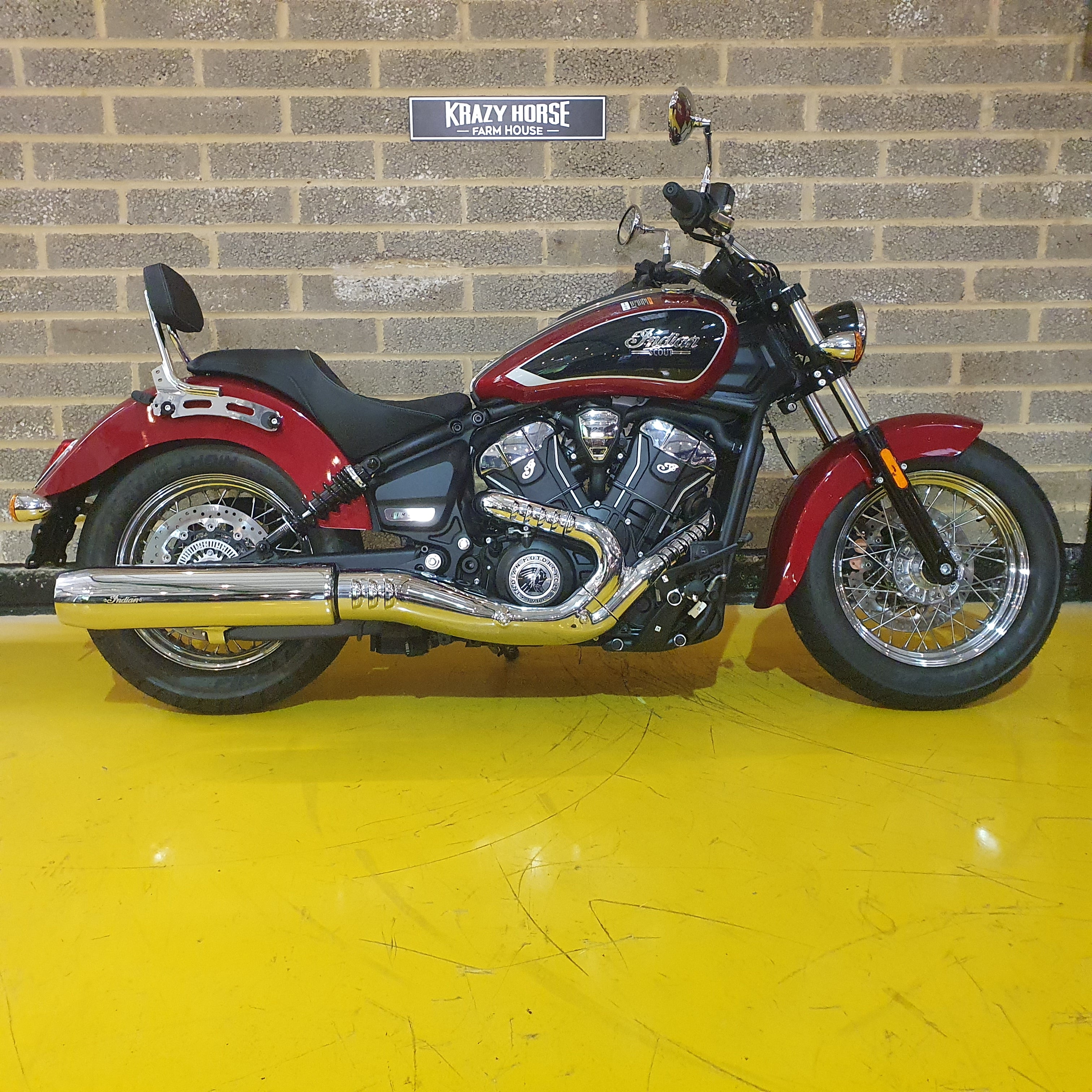 2025 Scout Classic Limited +Tech - Sunset Red Metallic - Krazy Horse