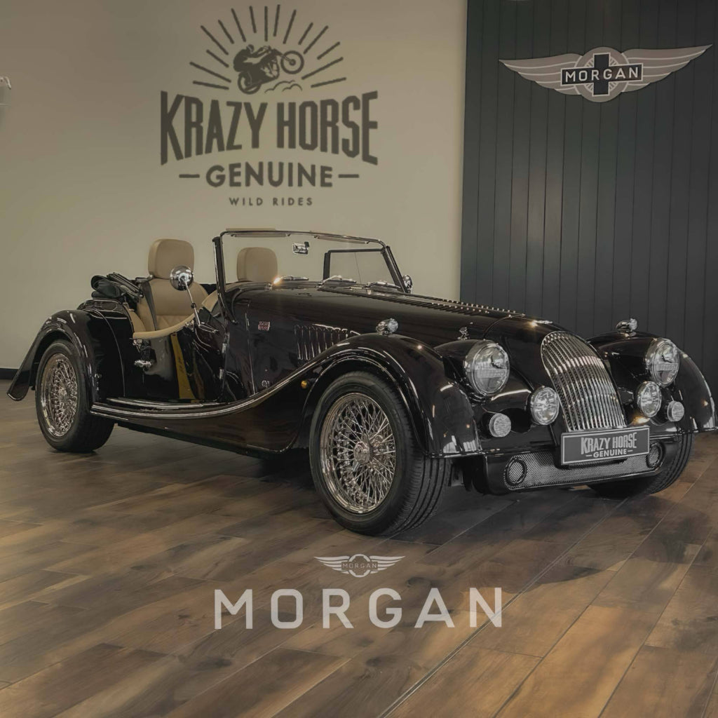 SOLD - Morgan Plus Four Auto - Morgan Dark Plum Metallic - Krazy Horse