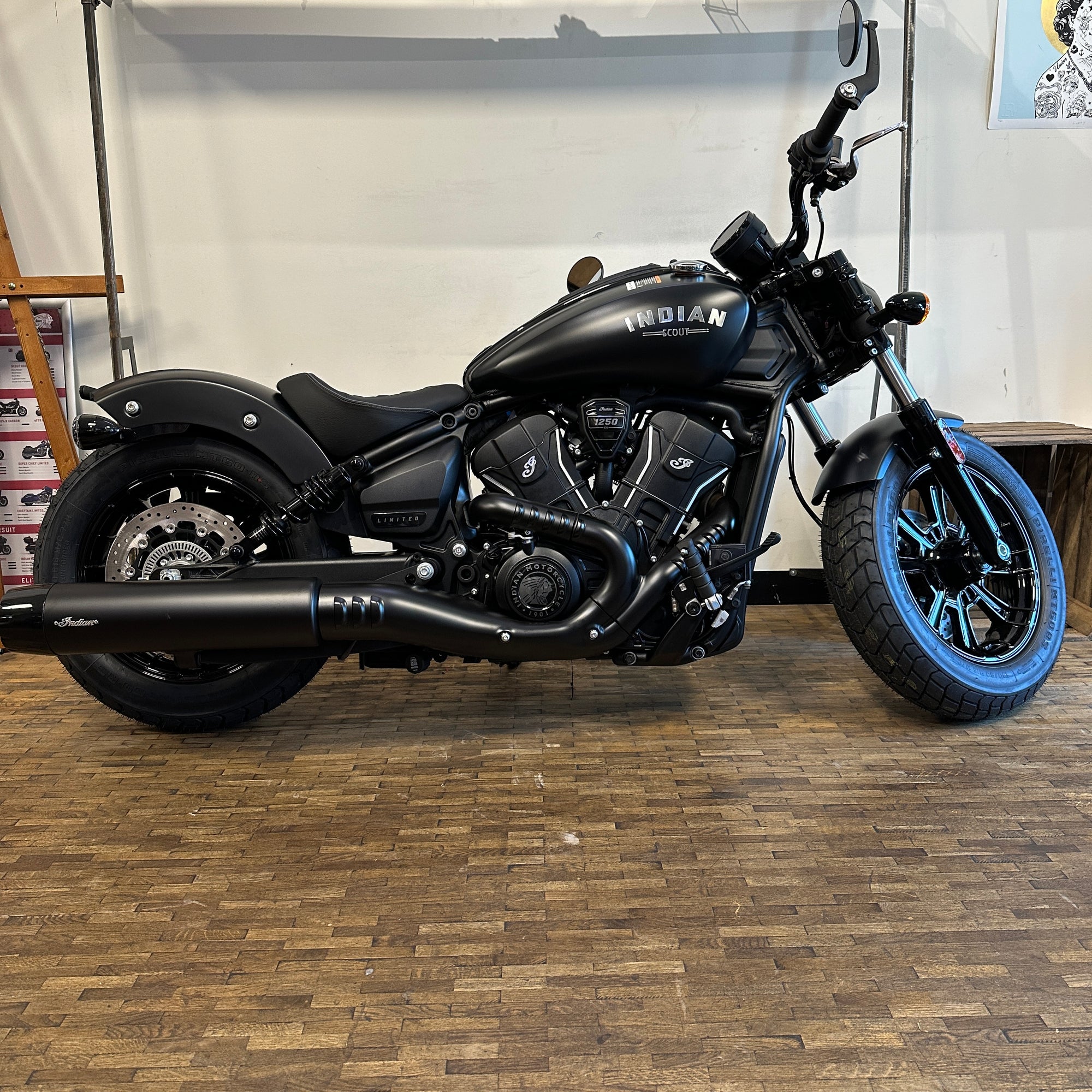 Custom indian bobber store