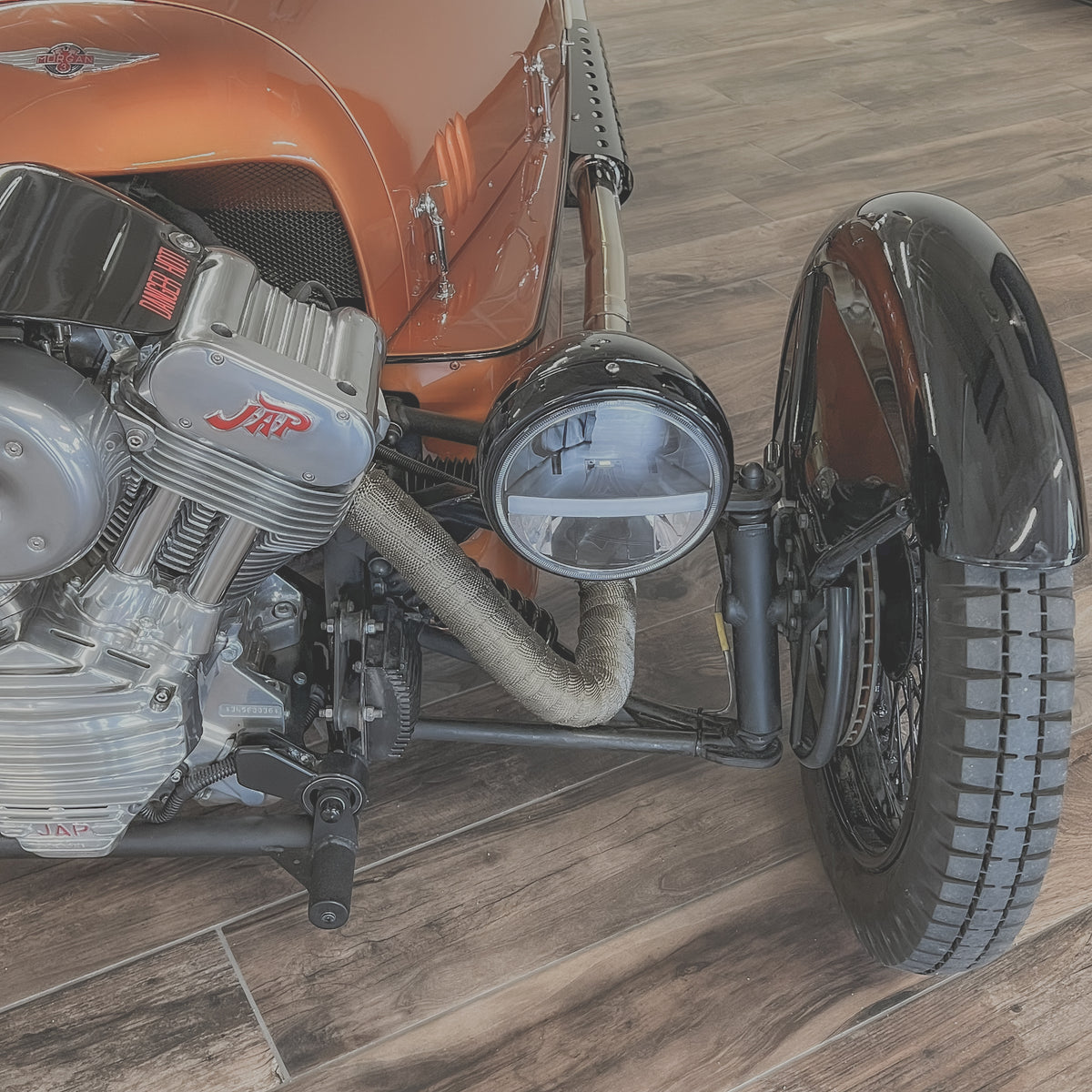 SOLD - Morgan 3 Wheeler - Burnt Orange - Krazy Horse