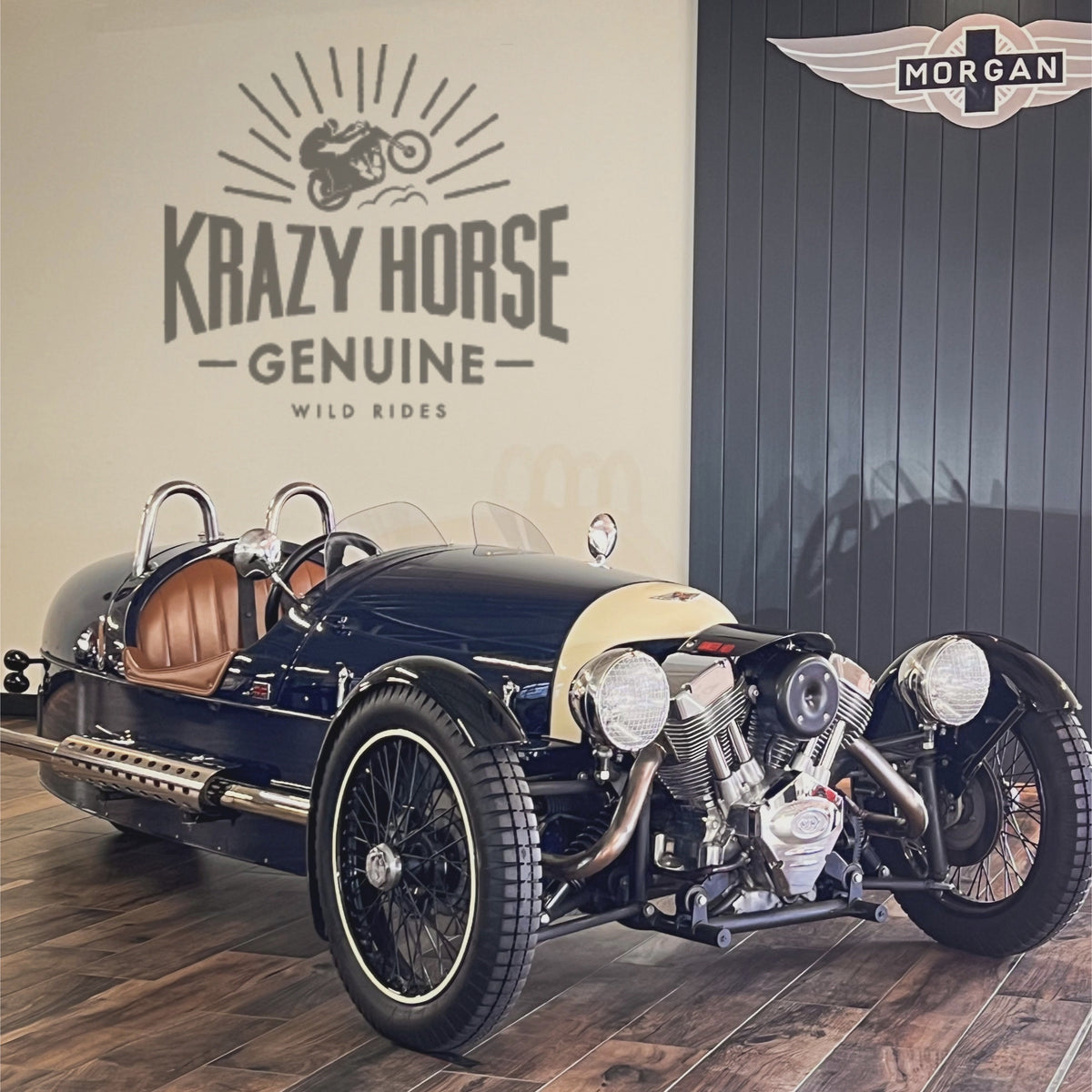 Morgan 3 Wheeler in Sport Blue - Krazy Horse