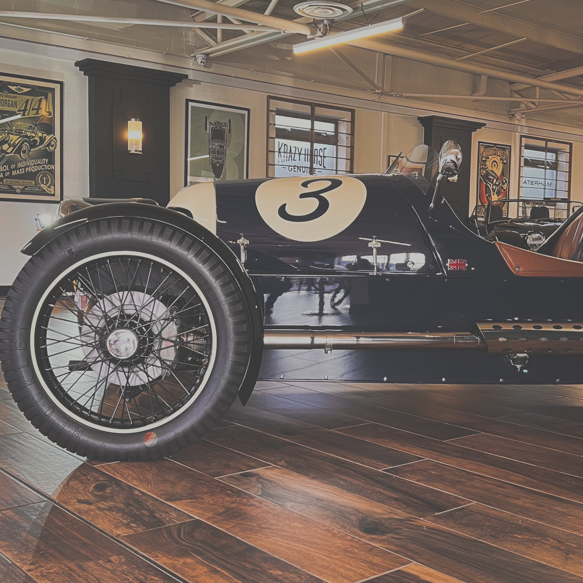 Morgan 3 Wheeler in Sport Blue - Krazy Horse