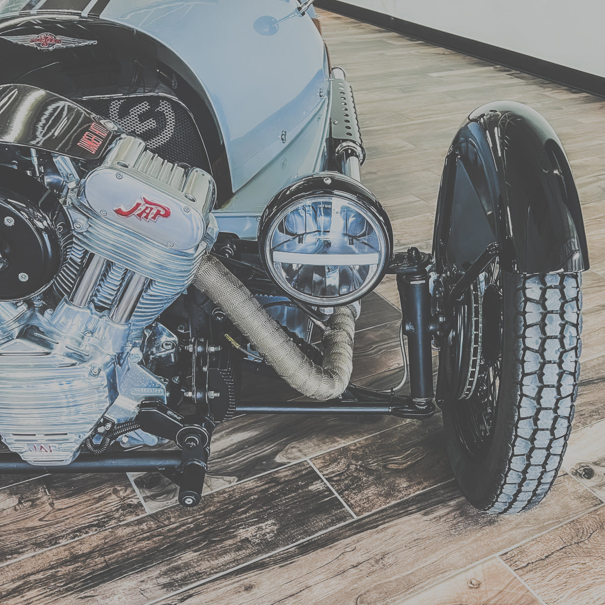 SOLD - Morgan 3 Wheeler - Dove Grey - Krazy Horse