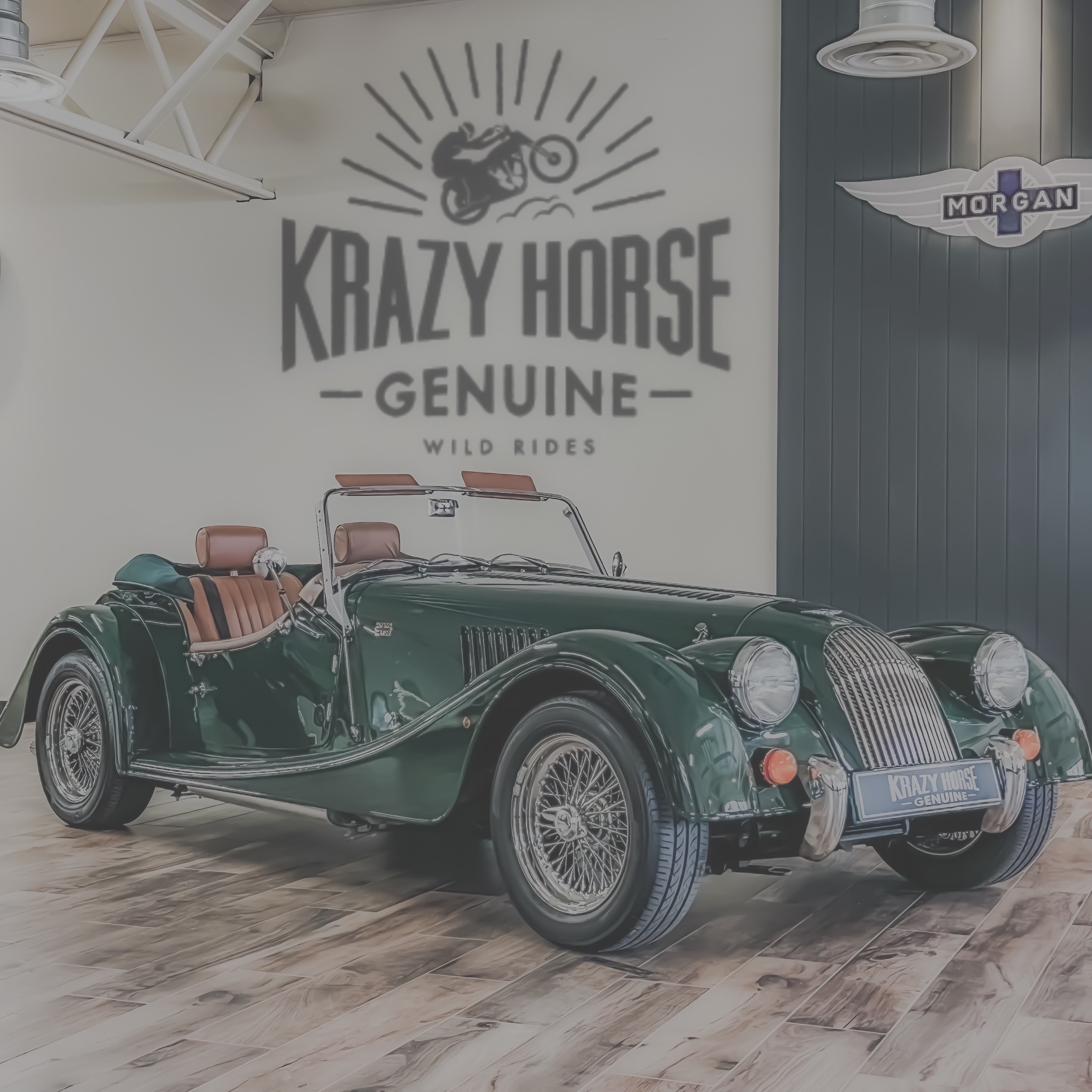 SOLD - Morgan plus 4 - Morgan Sport Green - Krazy Horse