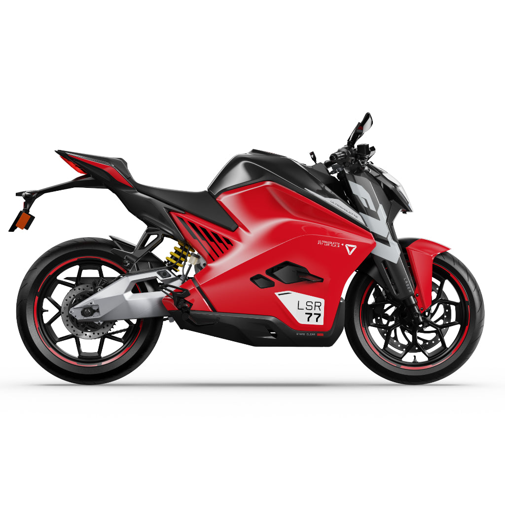 Ultraviolette F77 Mach 2 - Turbo Red, Afterburner Yellow, Asteroid Gre ...