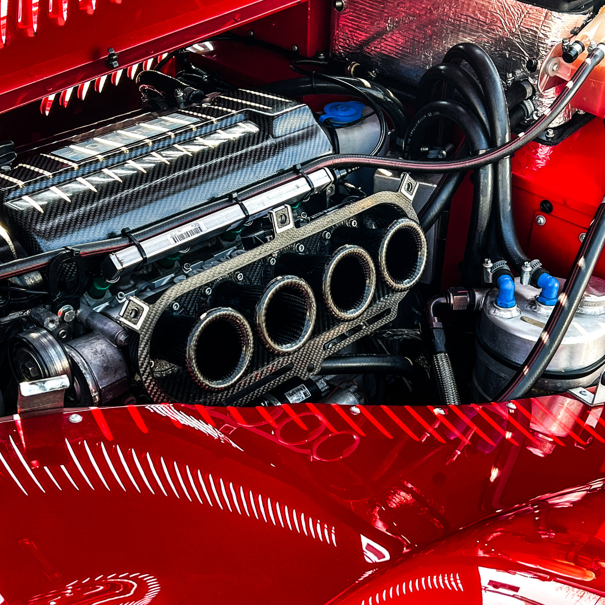 SOLD - Morgan ARP4 Powered By Cosworth - Morgan Meteor Red - Krazy Horse