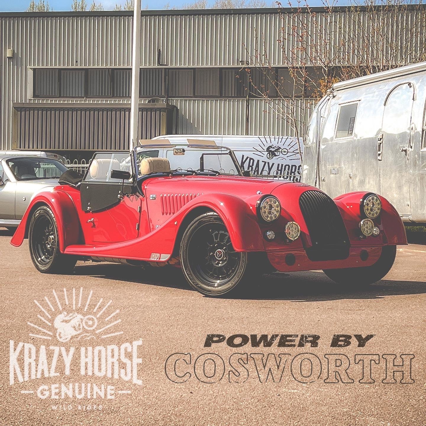 SOLD - Morgan ARP4 Powered By Cosworth - Morgan Meteor Red - Krazy Horse