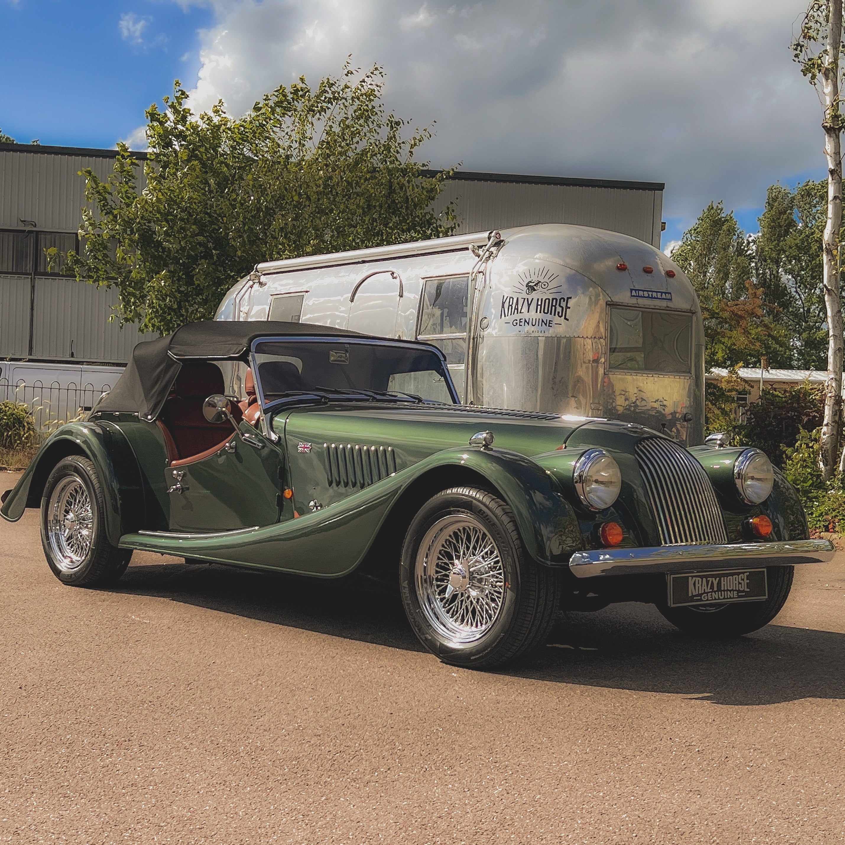 SOLD - Morgan Plus 4 2.0 Twin Cam 16v Rover Ti - Porsche Oak Green ...
