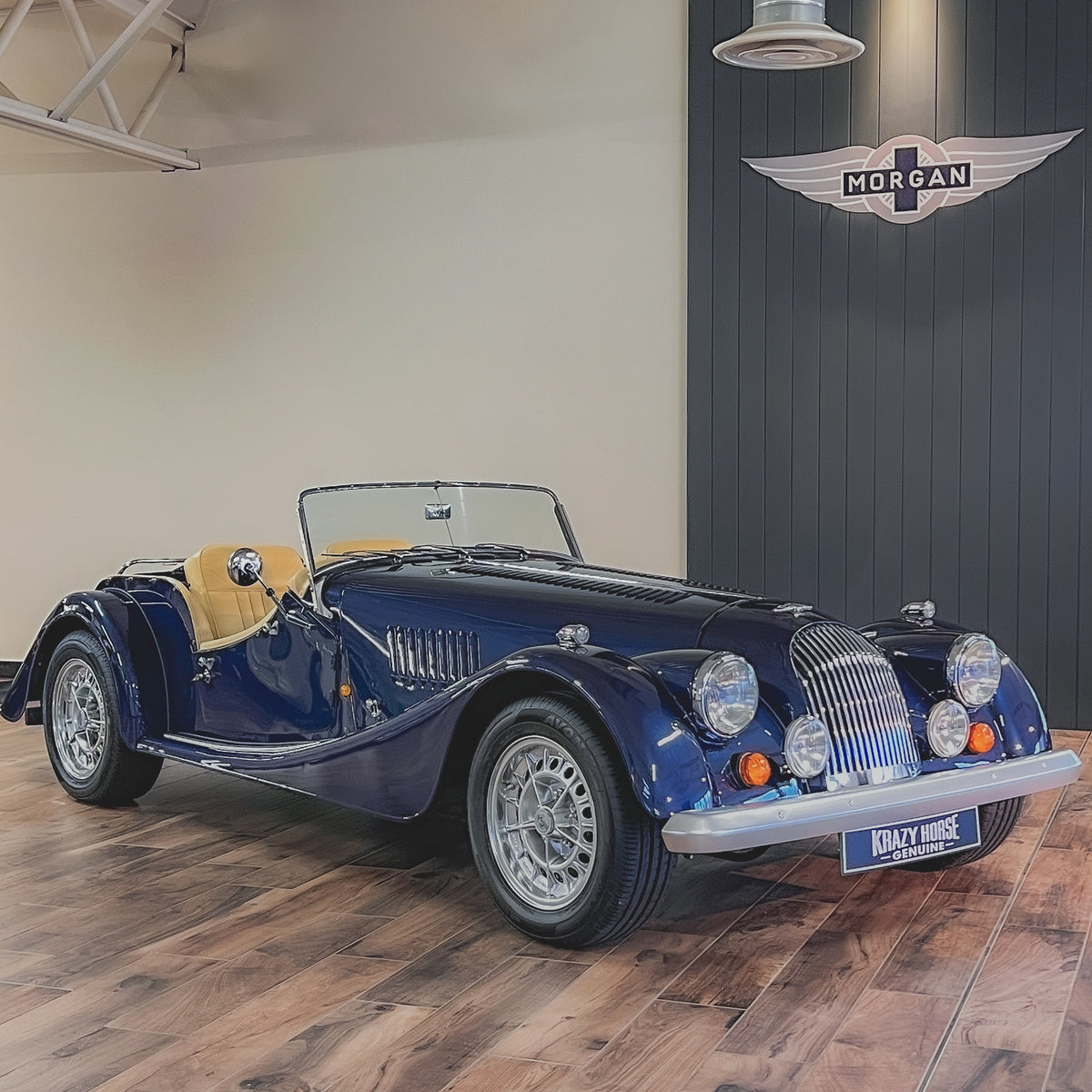 SOLD - Morgan Plus 8 3.9 V8 - Iris Blue Metallic - Krazy Horse