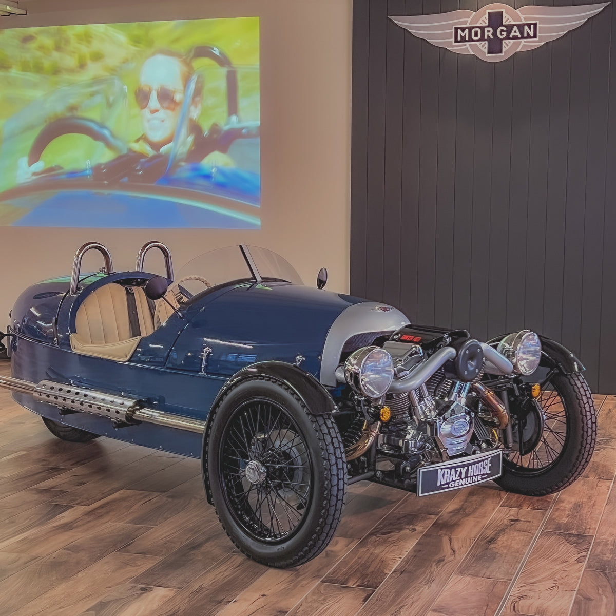 SOLD - EU4 Morgan 3 Wheeler - Squadron Blue - Krazy Horse