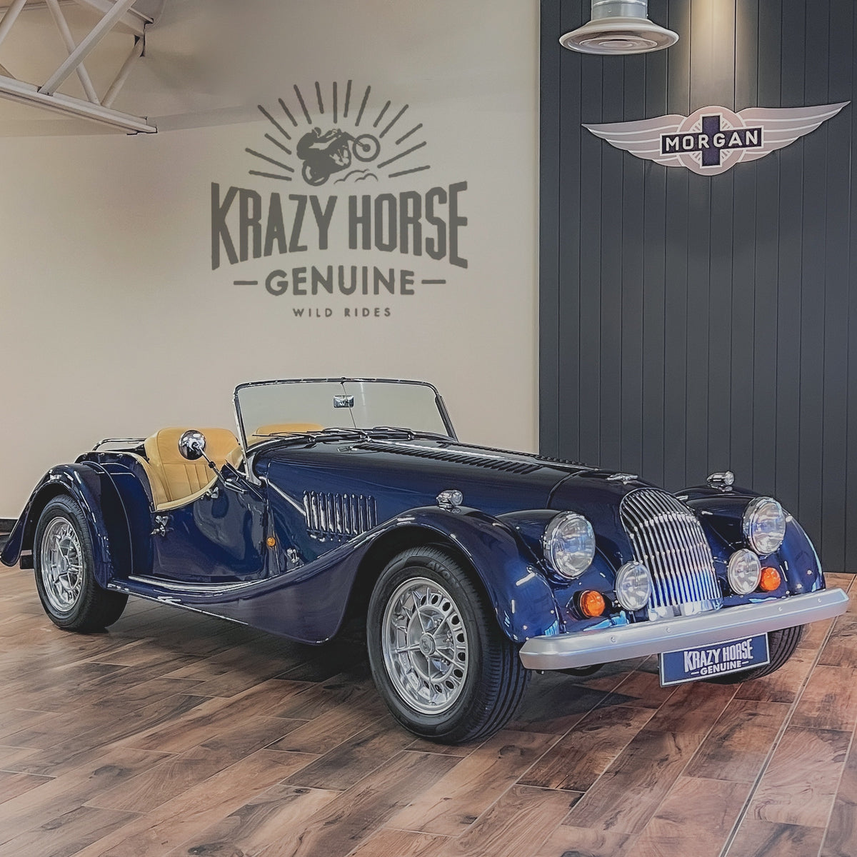 SOLD - Morgan Plus 8 3.9 V8 - Iris Blue Metallic - Krazy Horse