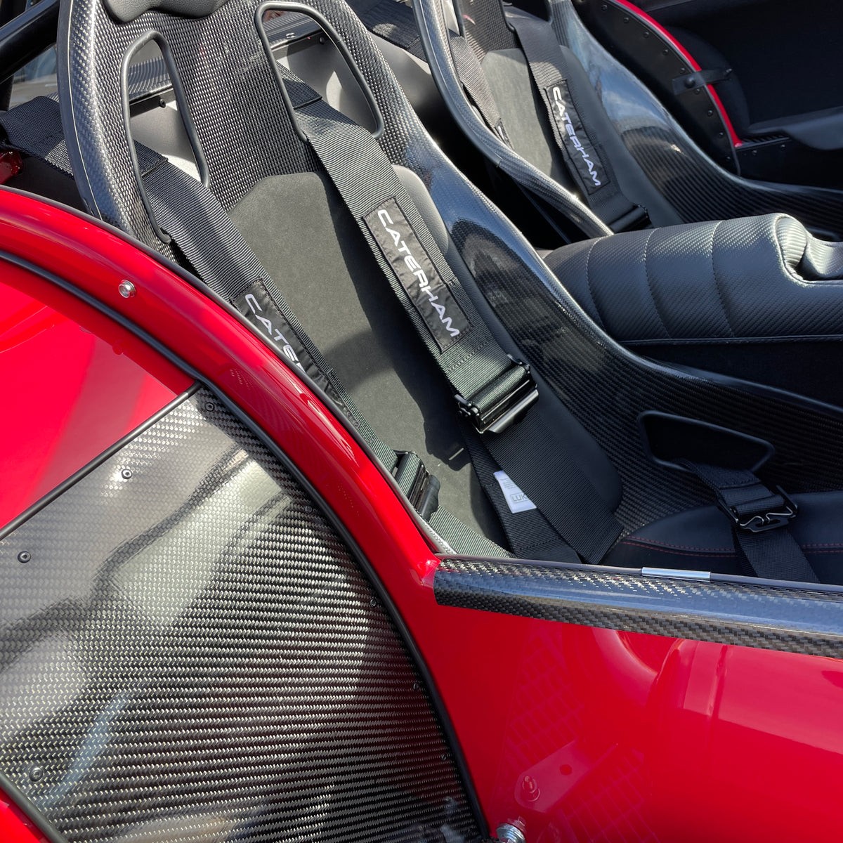 SOLD - BRAND NEW UNREGISTERED CATERHAM SEVEN 420R - EXOCET RED WITH BL ...