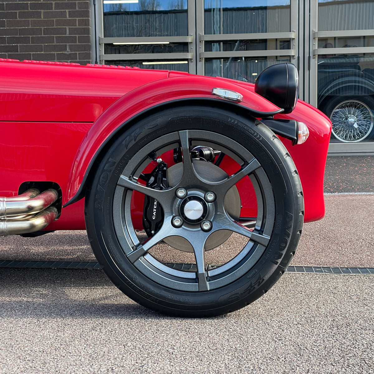 SOLD - BRAND NEW UNREGISTERED CATERHAM SEVEN 420R - EXOCET RED WITH BL ...