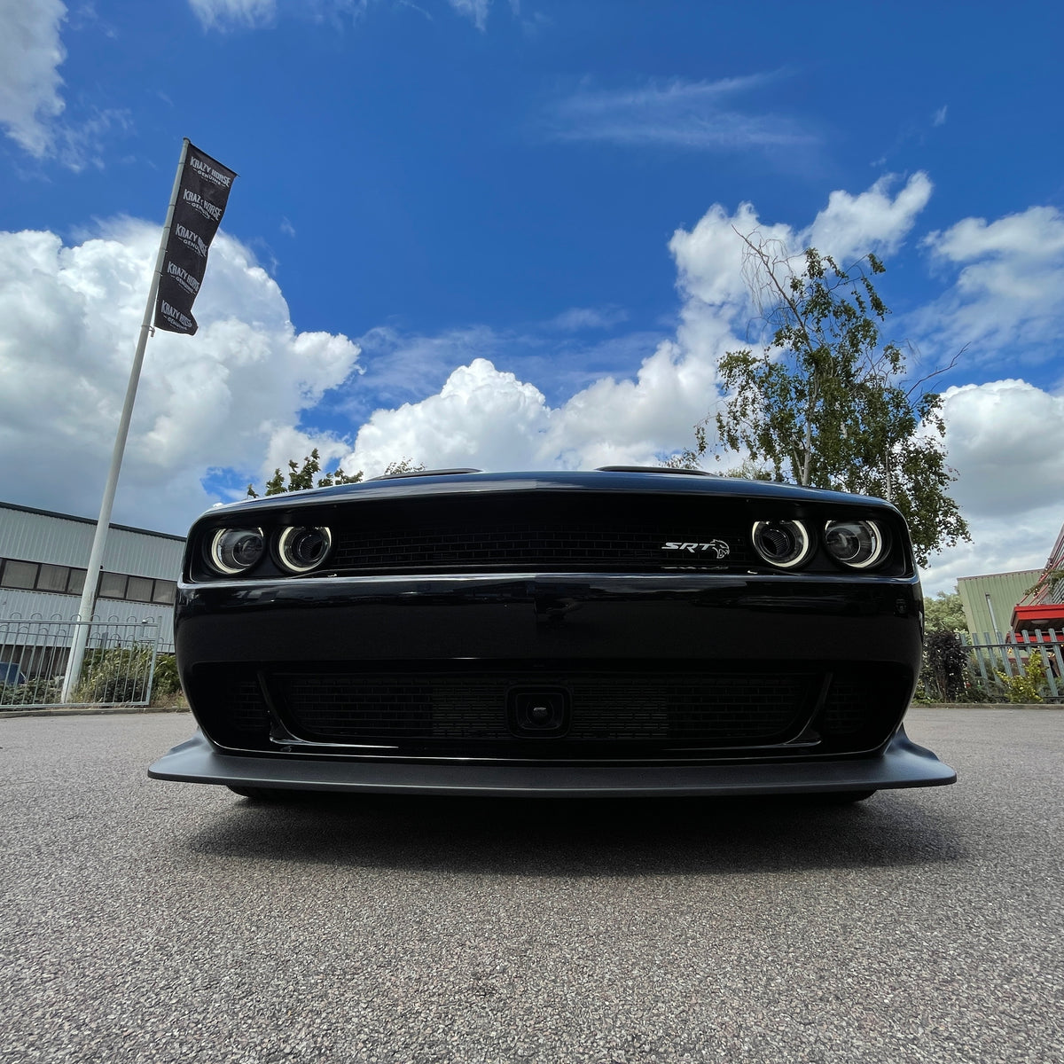 SOLD - DODGE SRT HELLCAT WIDEBODY - PITCH BLACK WITH BLACK - Krazy Horse
