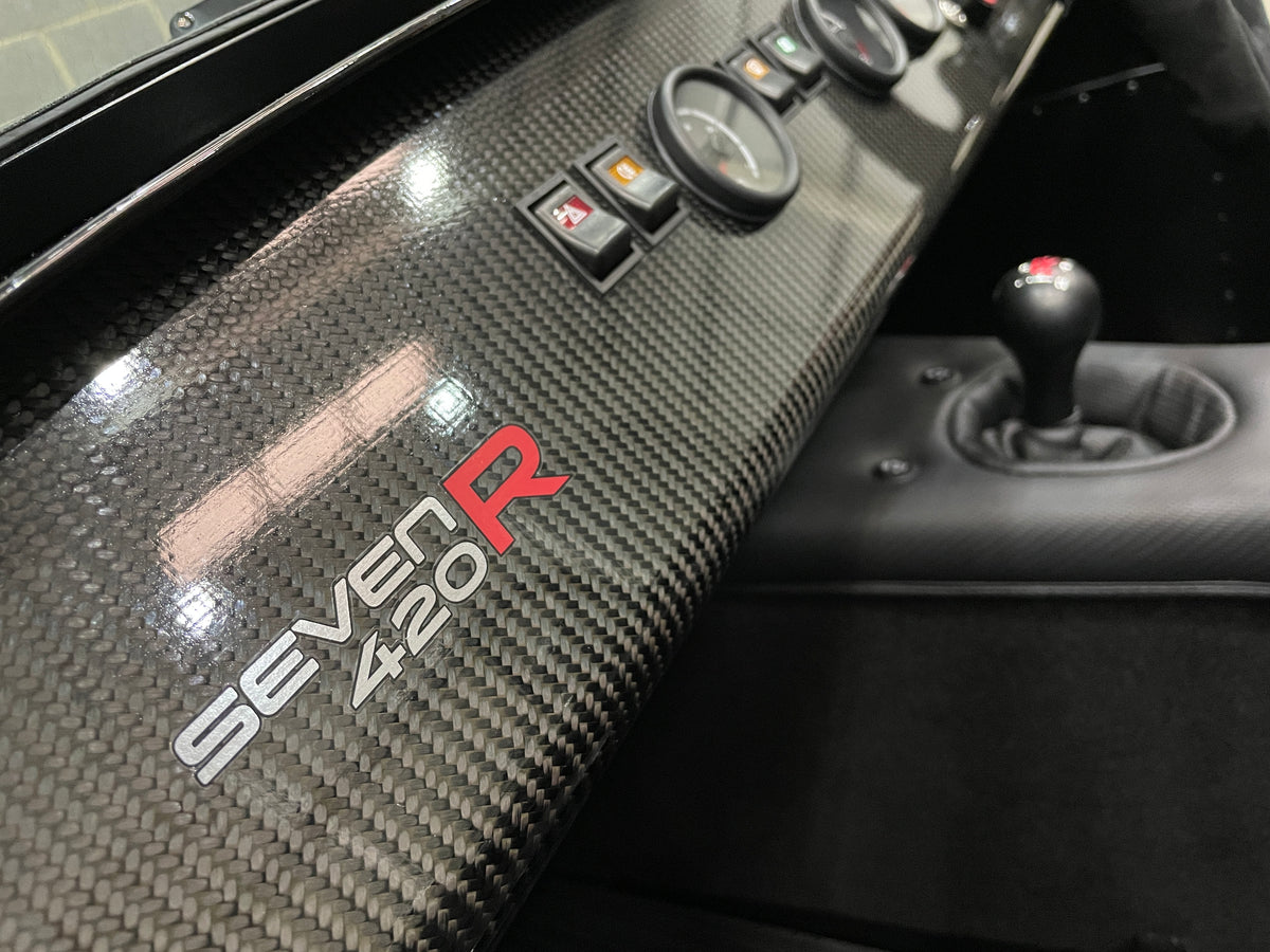 SOLD - CATERHAM SEVEN 420R LARGE CHASSIS - GRAVITY BLACK WITH BLACK ...