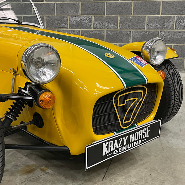 SOLD - CATERHAM SEVEN ROADSPORT 125 STANDARD CHASSIS - YELLOW WITH BLA ...