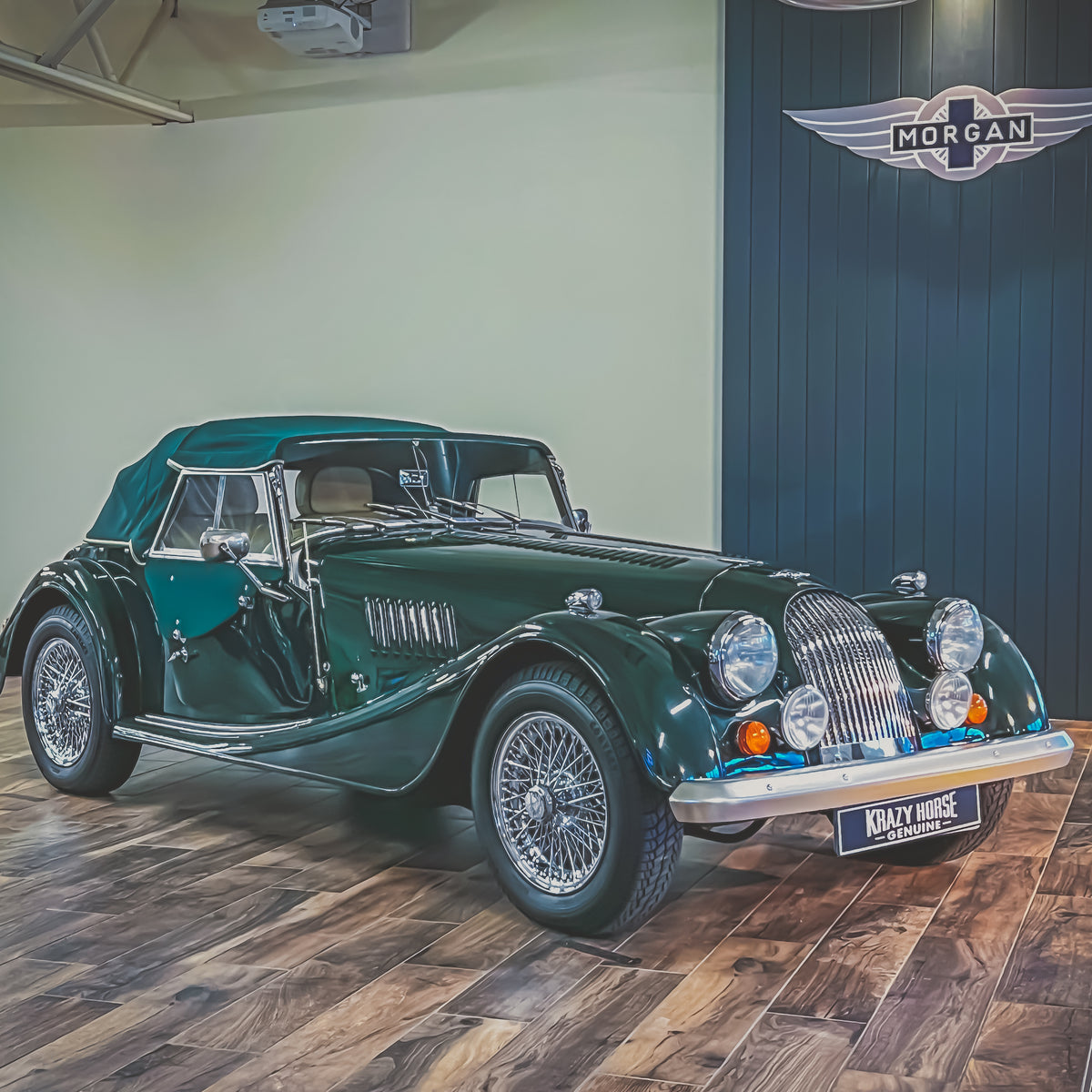 SOLD - Morgan 4/4 1.6 Ford - Classic Morgan Sport Green - Krazy Horse