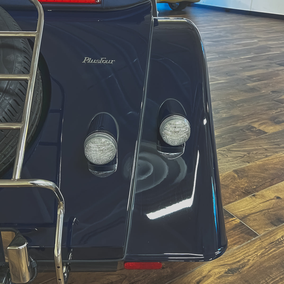 SOLD - Morgan Plus Four Automatic - Classic Ferrari Midnight Blue ...