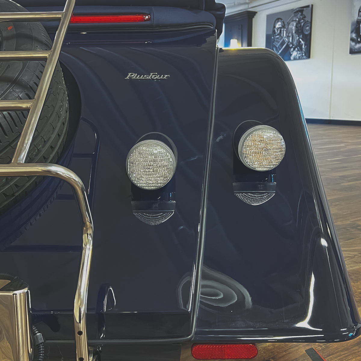 SOLD - Morgan Plus Four Automatic - Classic Ferrari Midnight Blue ...