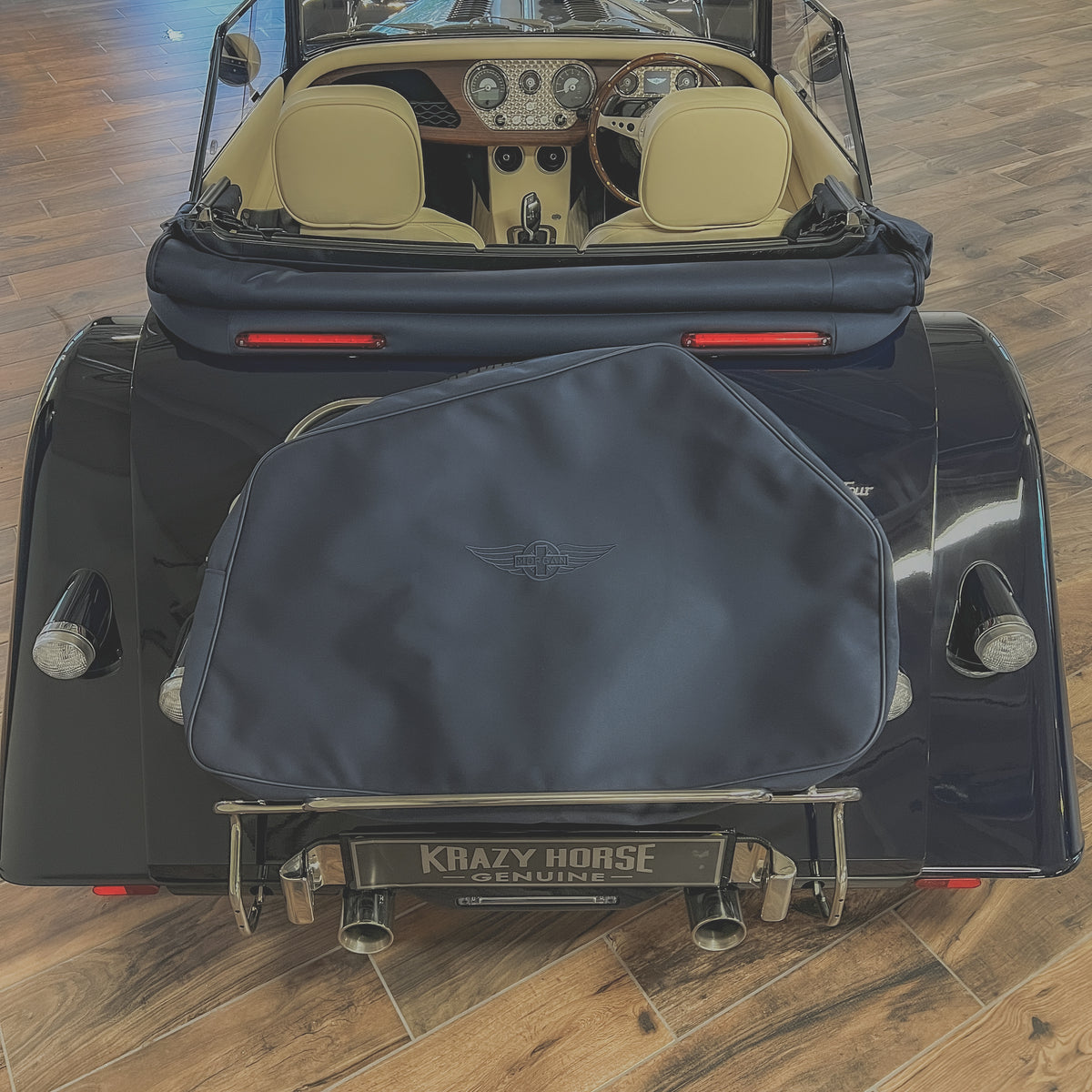 SOLD - Morgan Plus Four Automatic - Classic Ferrari Midnight Blue ...