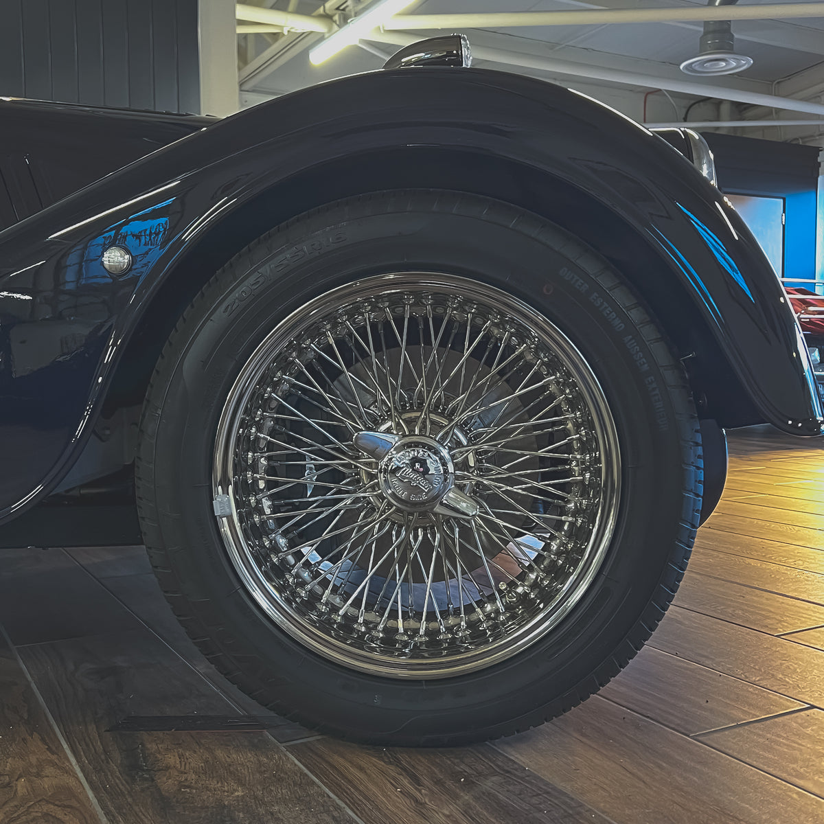 SOLD - Morgan Plus Four Automatic - Classic Ferrari Midnight Blue ...
