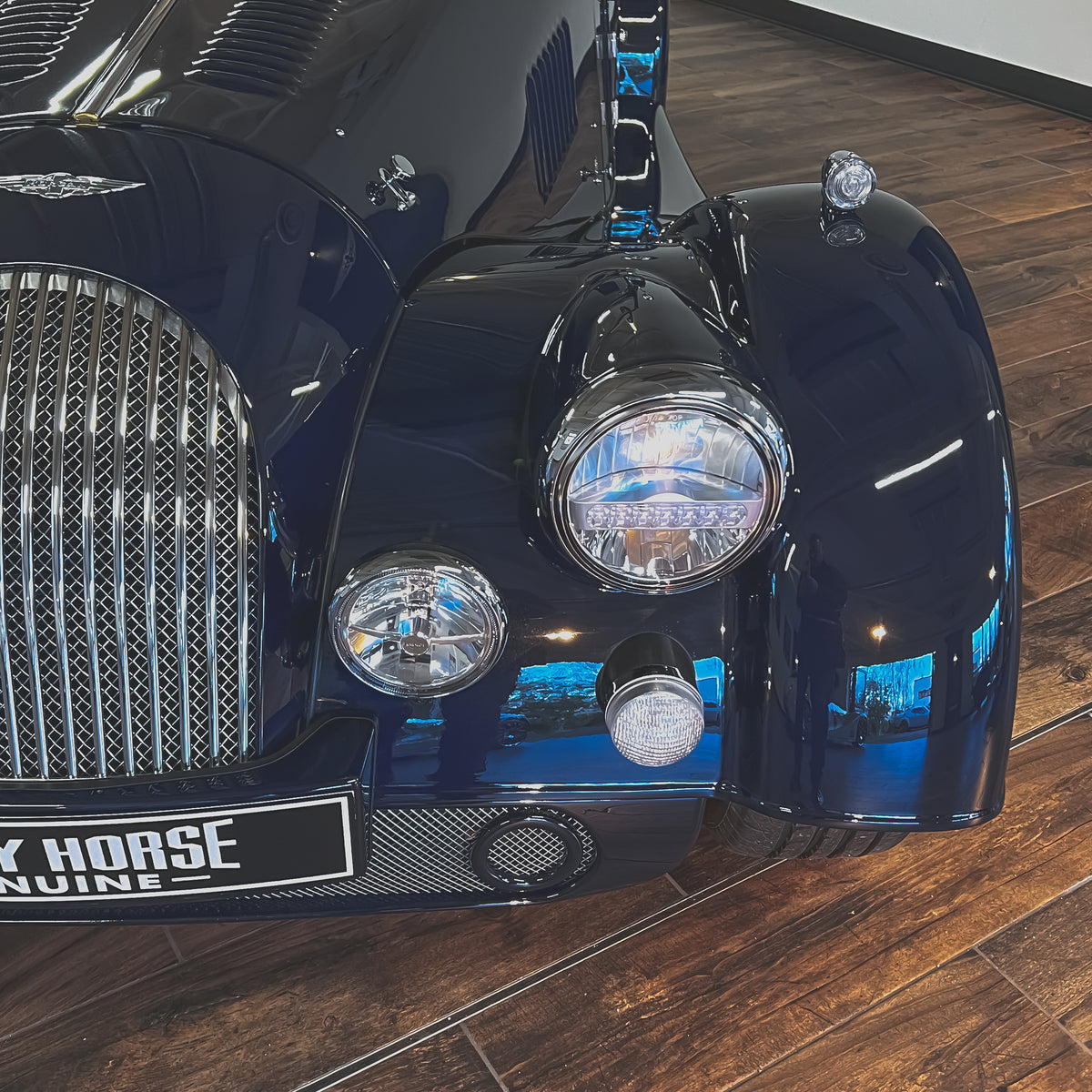 SOLD - Morgan Plus Four Automatic - Classic Ferrari Midnight Blue ...
