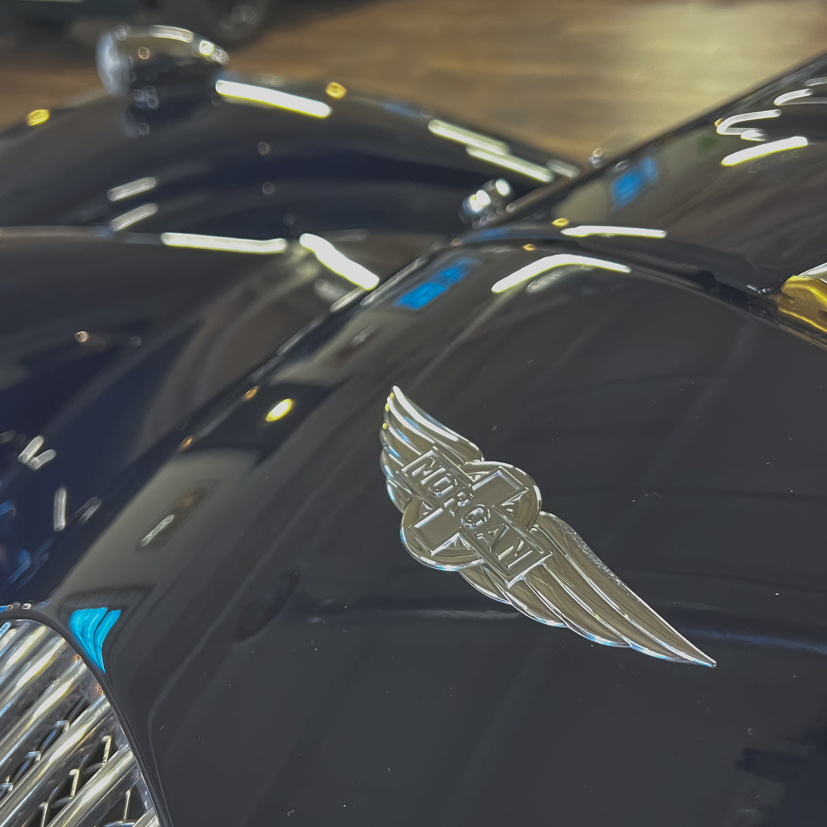 SOLD - Morgan Plus Four Automatic - Classic Ferrari Midnight Blue ...