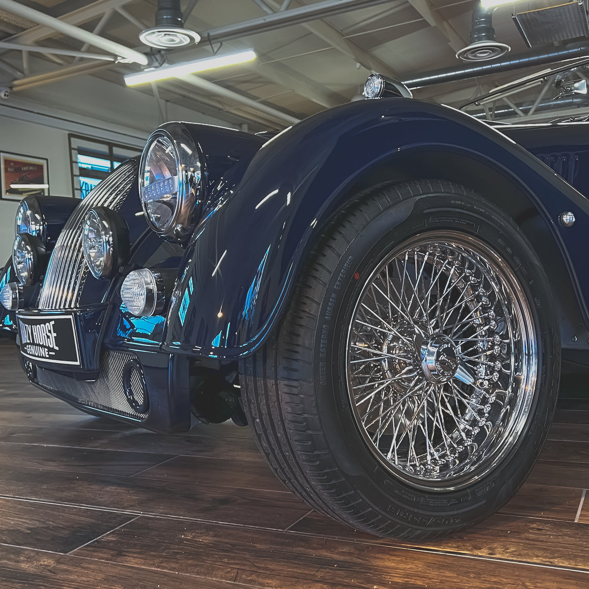 SOLD - Morgan Plus Four Automatic - Classic Ferrari Midnight Blue ...