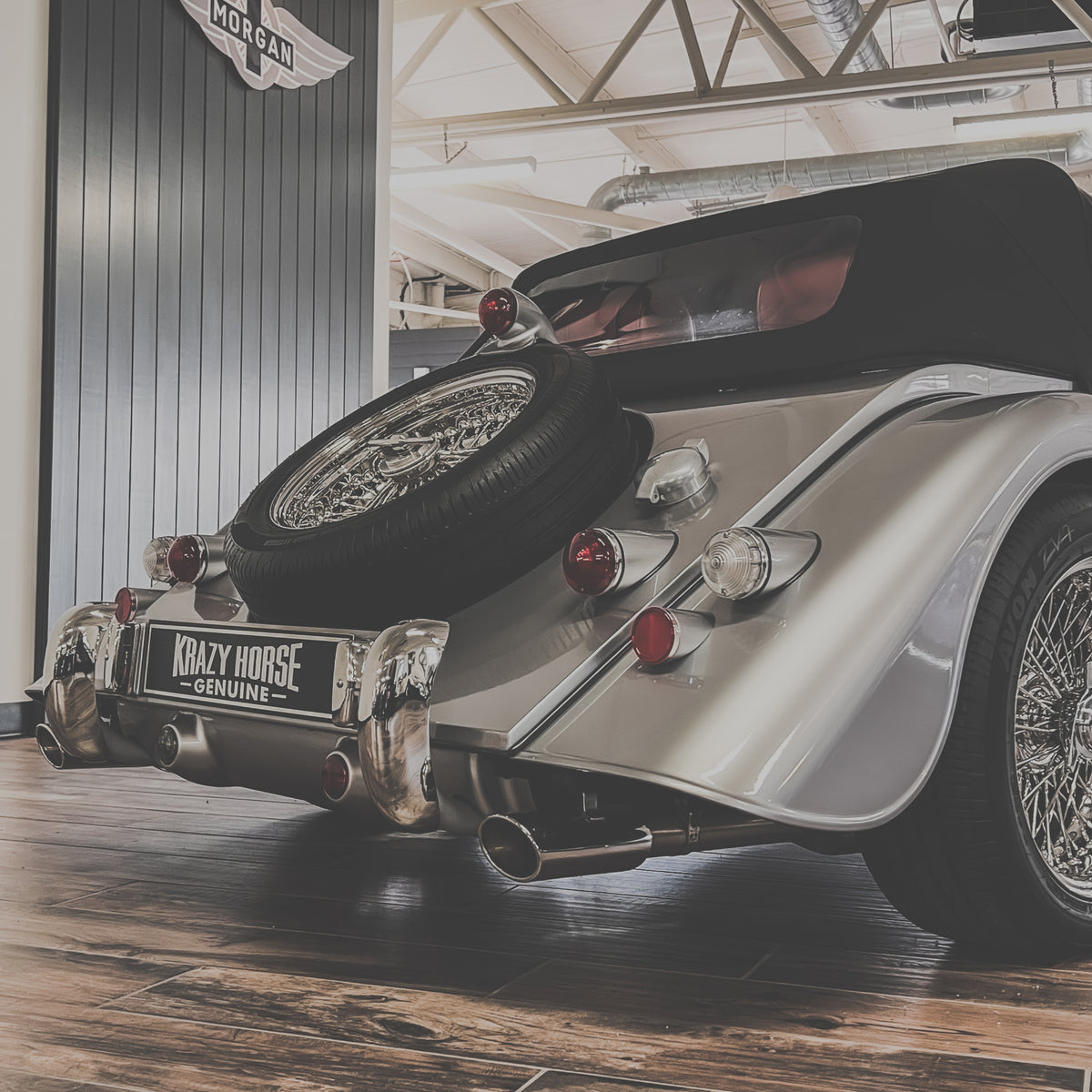 SOLD - Morgan Roadster 3.7 V6 300 BHP - Porsche GT Silver - Krazy Horse
