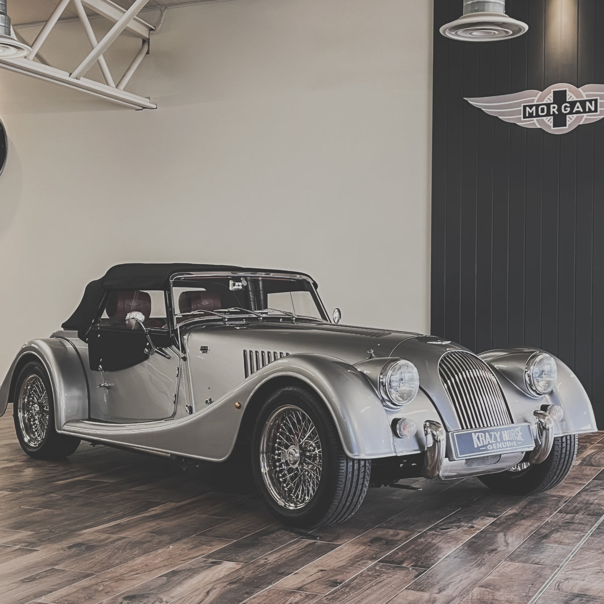 SOLD - Morgan Roadster 3.7 V6 300 BHP - Porsche GT Silver - Krazy Horse
