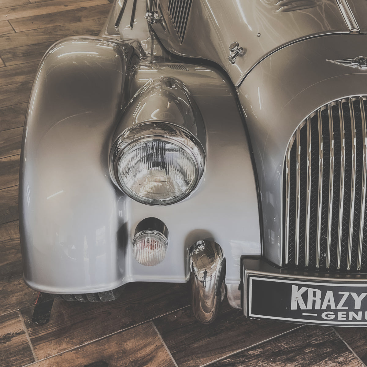 SOLD - Morgan Roadster 3.7 V6 300 BHP - Porsche GT Silver - Krazy Horse