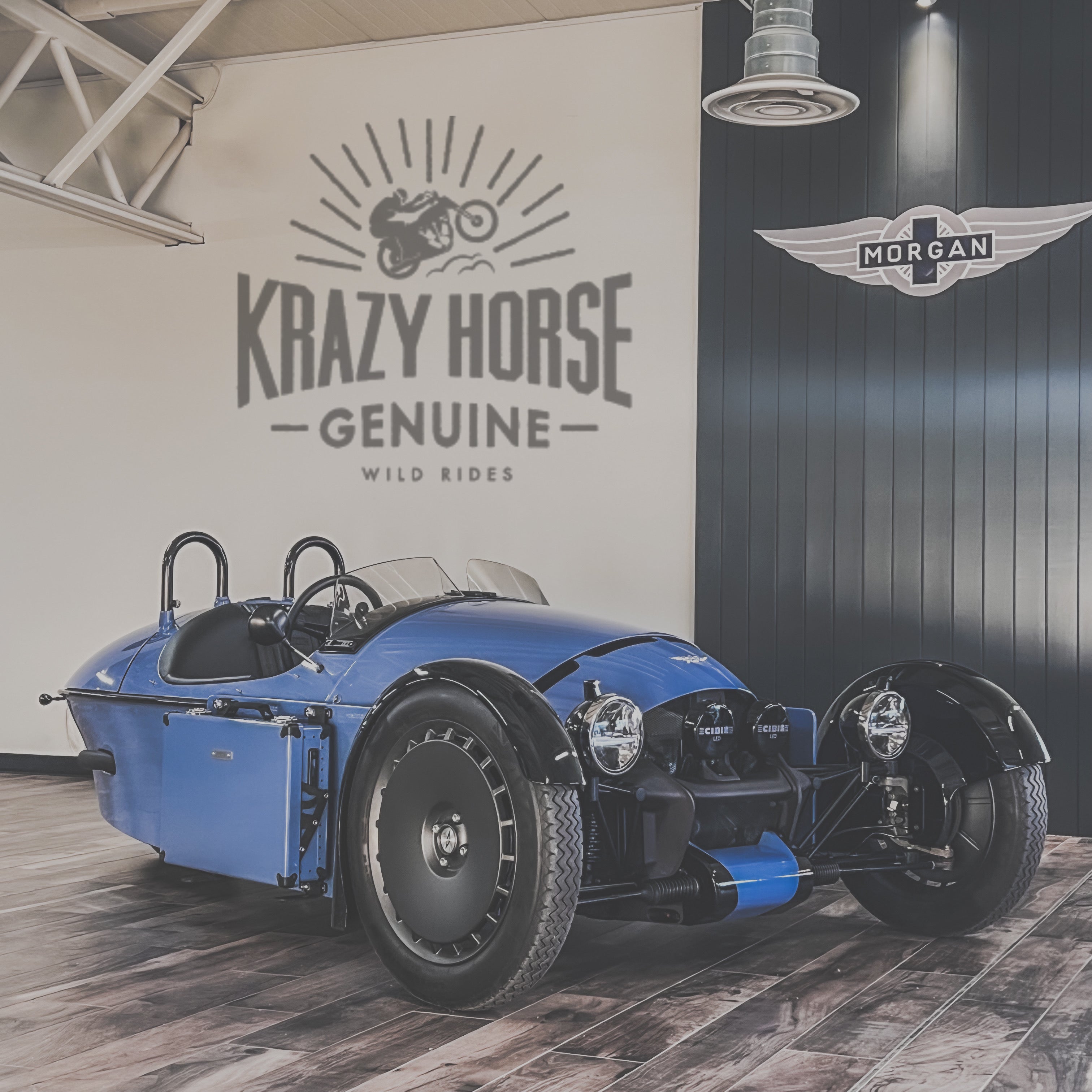 SOLD - Morgan Super 3 - Yas Marina Blue - Krazy Horse