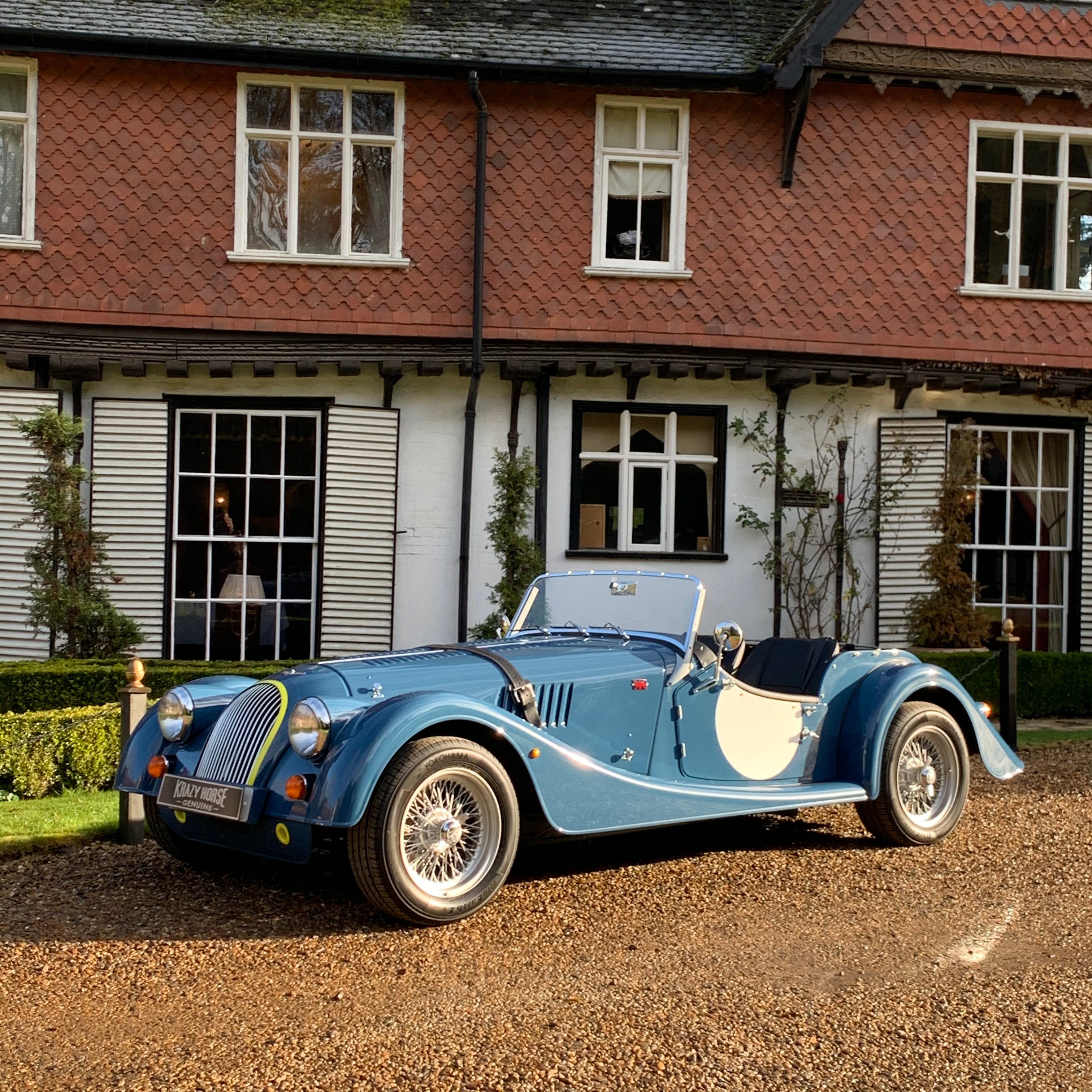 SOLD - Morgan Plus 4 - RAF Blue - Krazy Horse